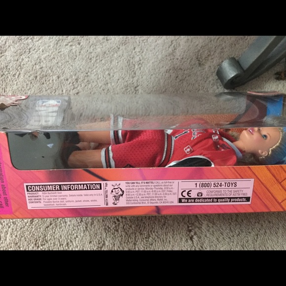 Toys | Barbie Chicago Bulls Doll Nba Team Uniform | Poshmark